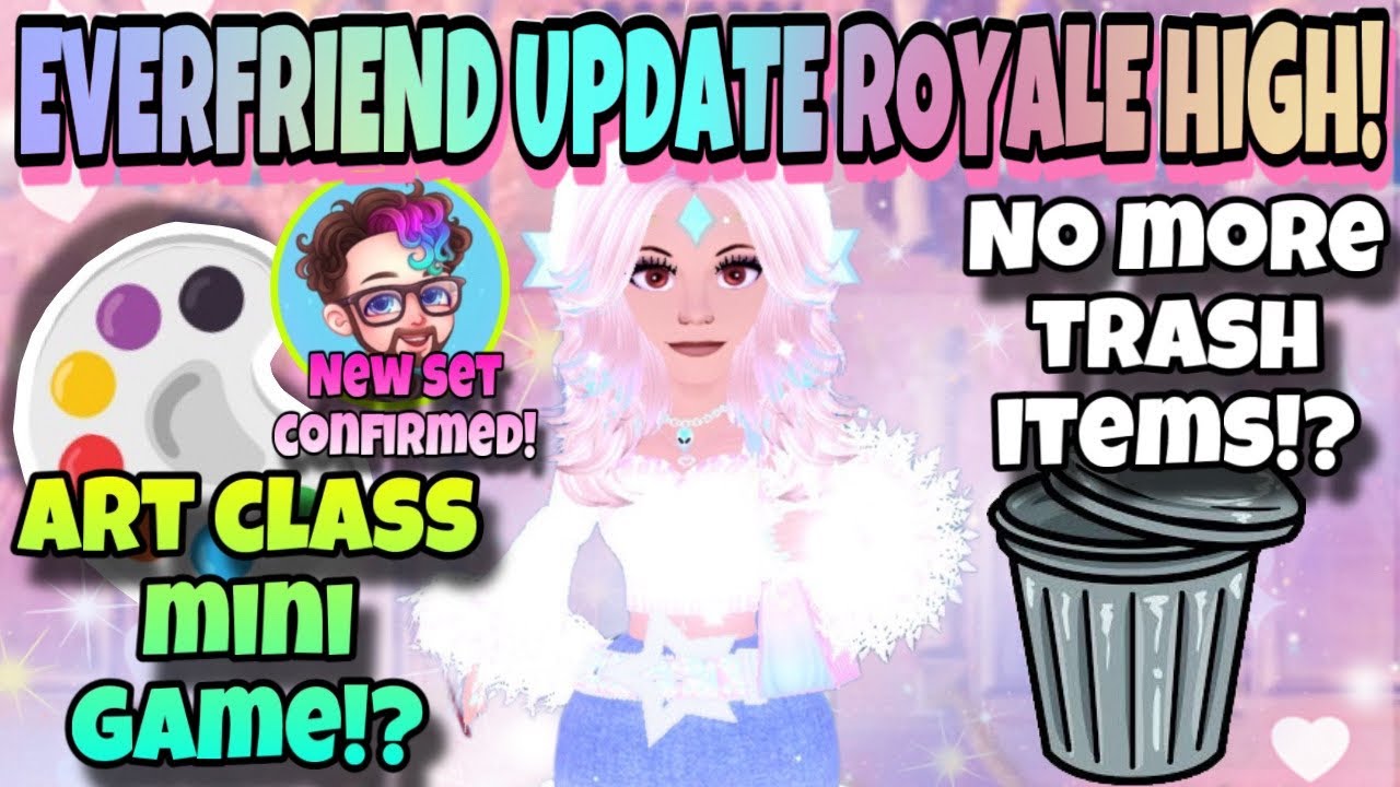ROYALE HIGH ART CLASS MINI GAME CONFIRMED! EVERFRIEND UPDATE ROYALE ...