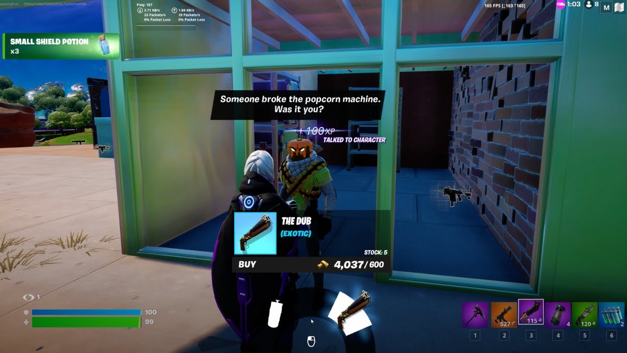 Fortnite Chapter 3 Season 4 EXOTIC THE DUB location - YouTube