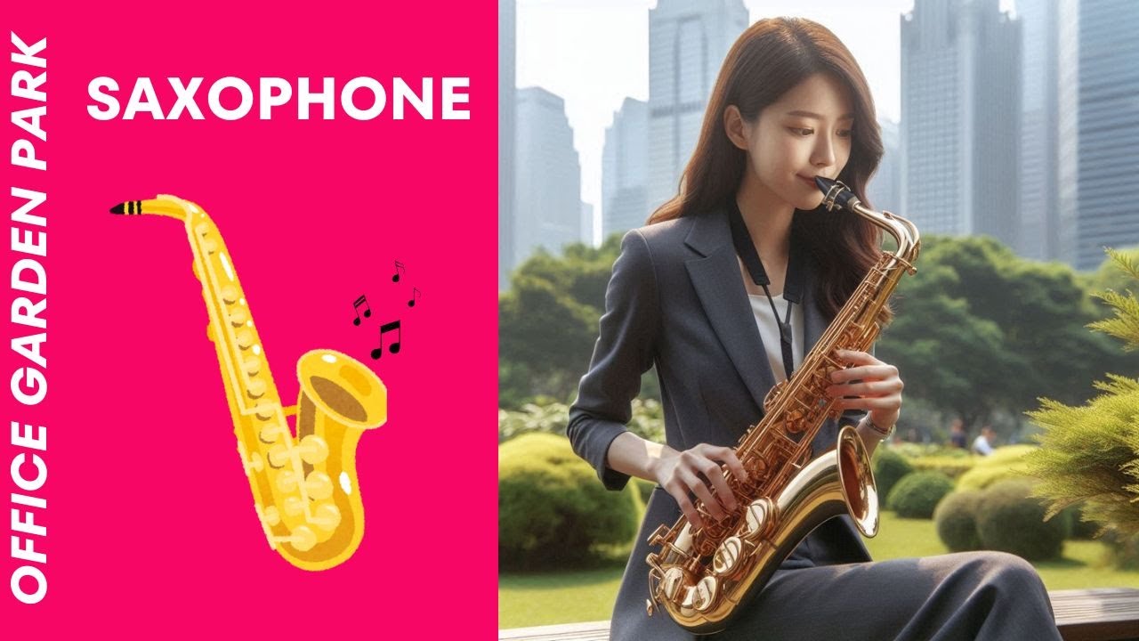127.Soft Saxophone & ASMR Fountain Water Sound | Relaxing Music ...