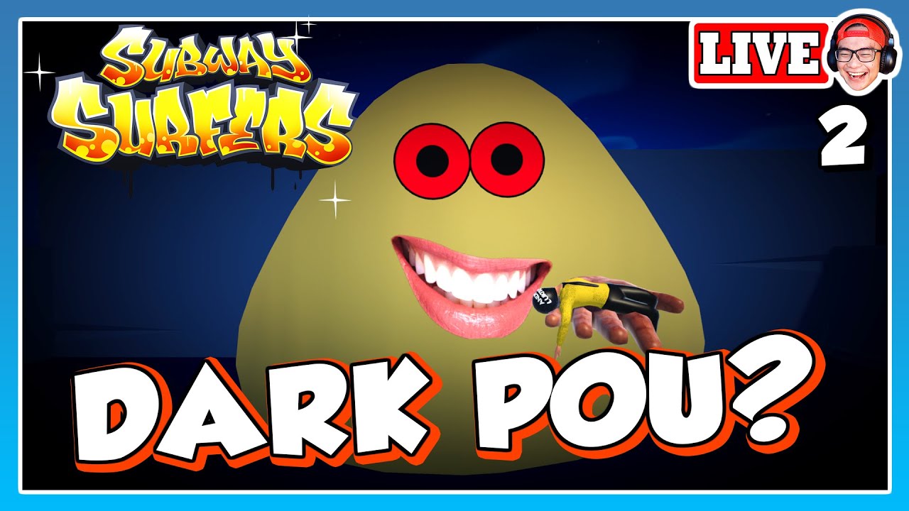 🔴LIVE #2 - MELAWAN DARK POU!! | SUBWAY SURFER DARK POU BY @AndyLukito ...