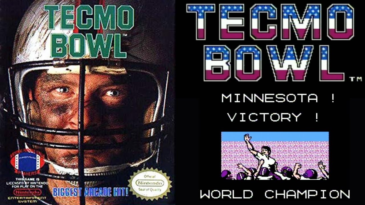 Tecmo Bowl: Minnesota Vikings Full Season - YouTube