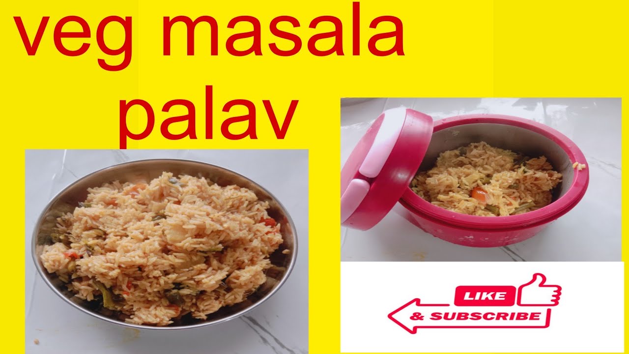 ##veg masala palav recipi # - YouTube