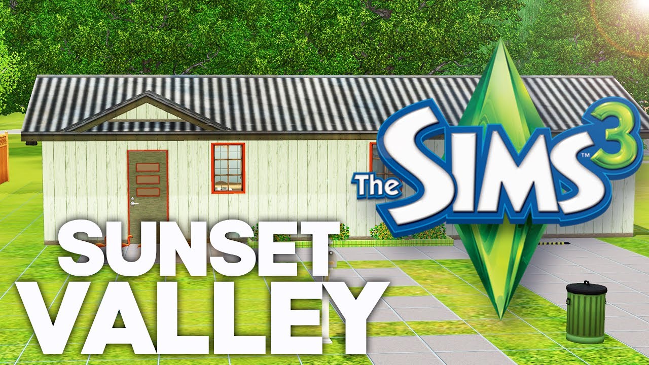 RENOVATING SUNSET VALLEY WITH CC // Sims 3 - YouTube