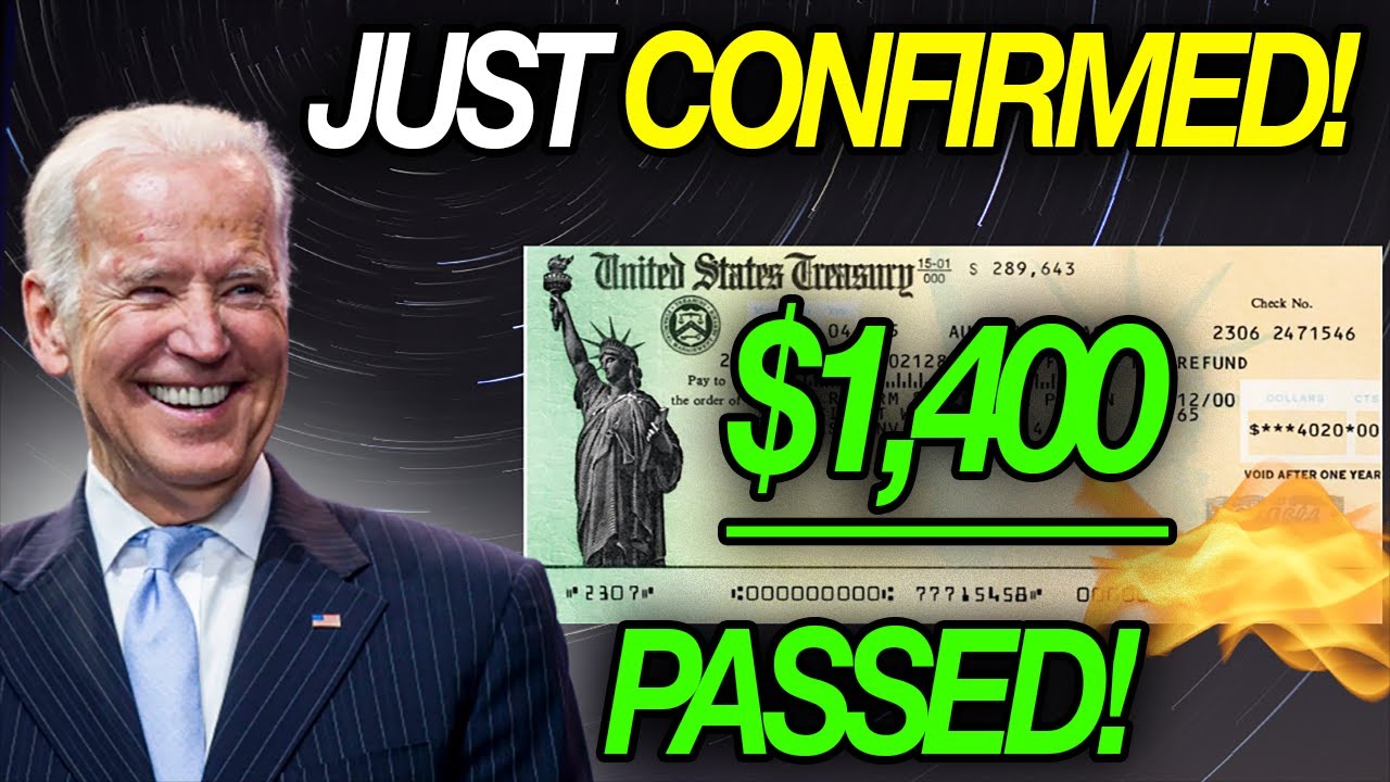 Just Confirmed! 1400 STIMULUS CHECK UPDATE - Direct Deposit & Mailed ...