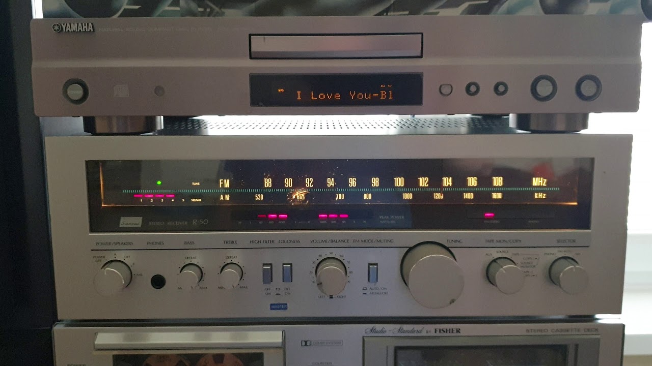 Yamaha CDX 397 Mkv2 cd-mp3 player - YouTube