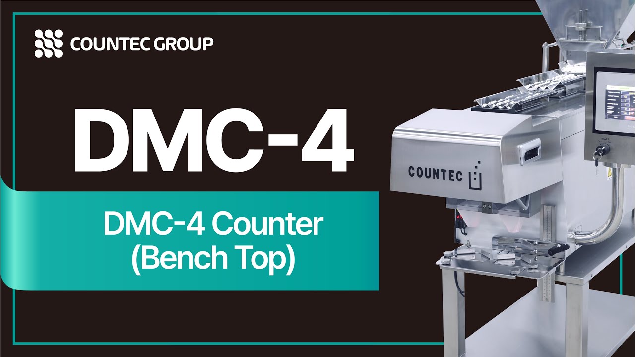 Fully automatic tablet counter DMC-4C - YouTube