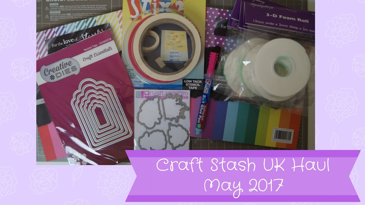 Craft Stash UK Haul | Papercraft & Cardmaking | Clearly Besotted ...