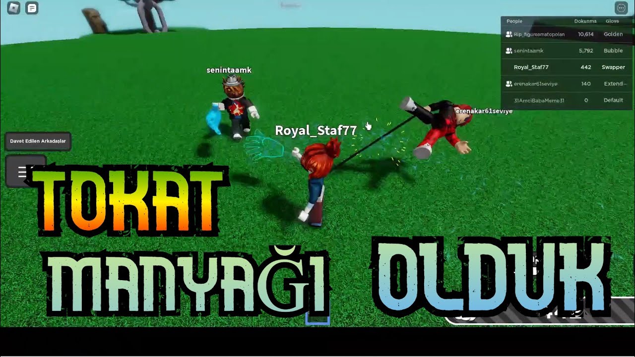BAS TOKADI ÖYLE GEÇ ROBLOX SLAP BATTLES ( HİLE GELDİ) - YouTube