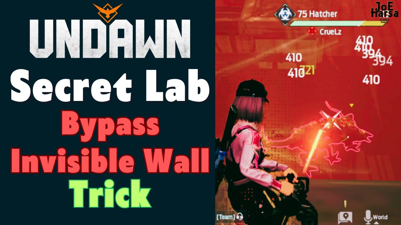 Bypass Invisible Wall on Secret Lab Undawn Glitch - YouTube