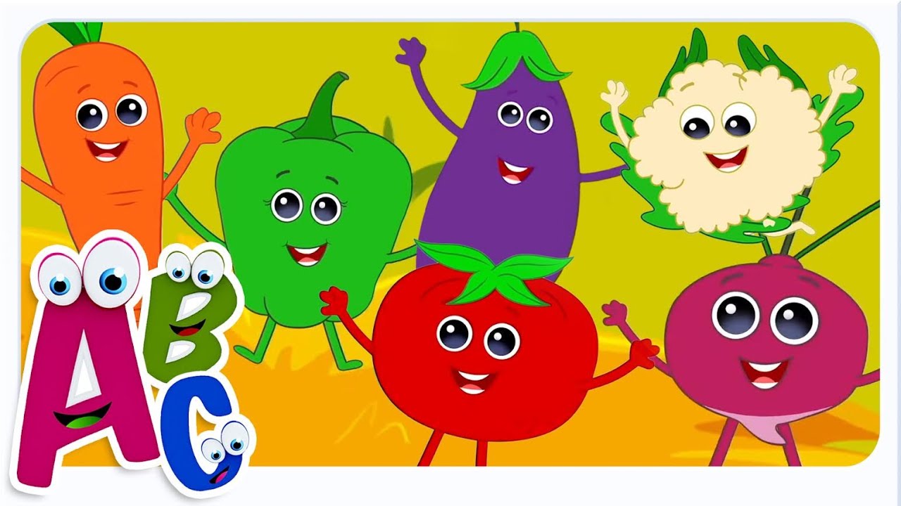 Ten Little Veggies - Healthy Eating Habits for Kids & Nursery Rhymes ...