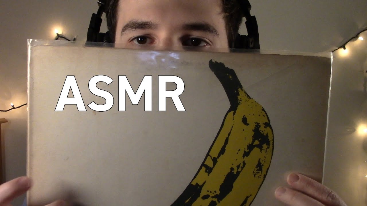 ASMR tapping, tracing, whispering about Velvet Underground & Nico - YouTube