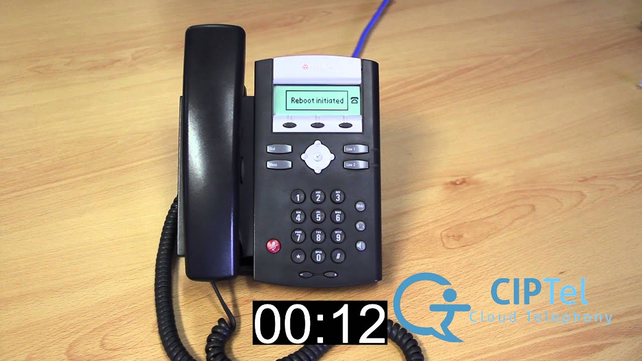 Polycom 330/331 Basics - Factory Reset - YouTube