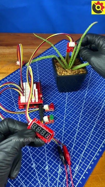 Plant watering reminder system with Crowduino #elecrow #arduino #sritu_hobby @sritu_hobby - YouTube
