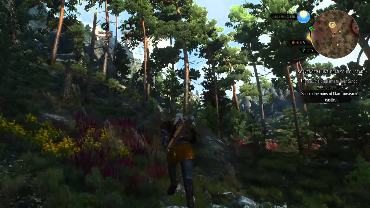 The Witcher 3 How to get to the Ruins of Clan Tuirseach Castle - YouTube