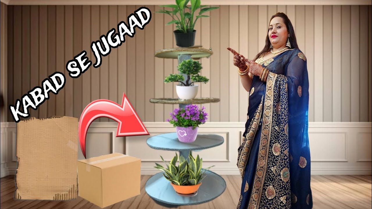 Kabad se jugaad | How to make corner rack | Home decoration items ...