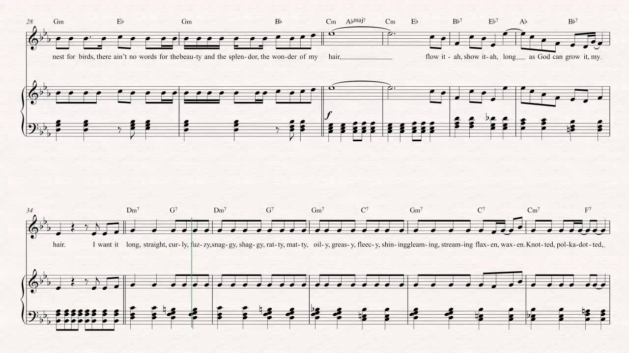 Violin - Hair - From the Broadway Musical Hair Sheet Music, Chords ...