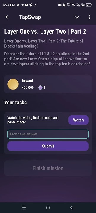 Layer One vs. Layer Two | Part 2 | Tapswap Code | Layer One vs Layer Two | Part 2 Future ...