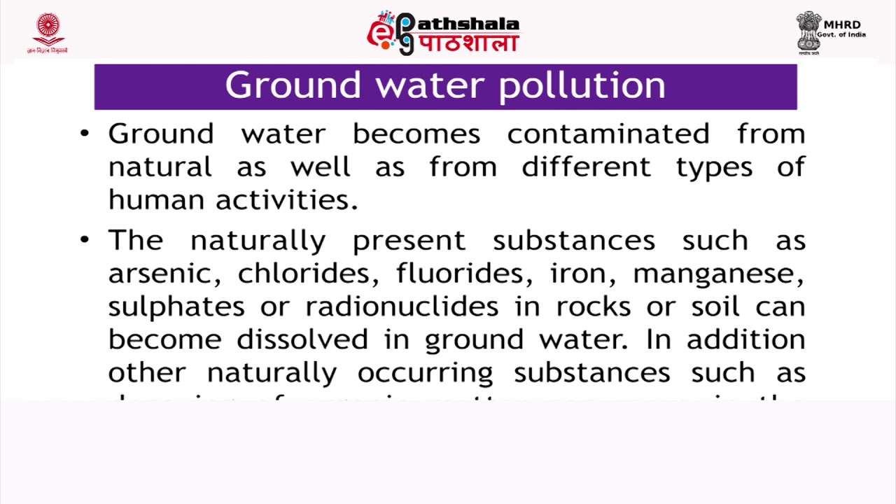 Surface Water Pollution