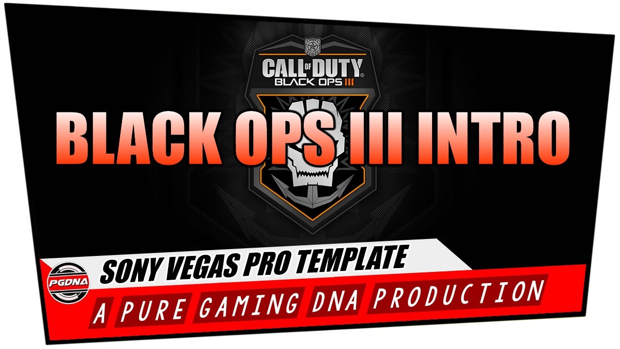 Call Of Duty: Black Ops 3 Intro - Sony Vegas Pro 13 | Intro Template ...
