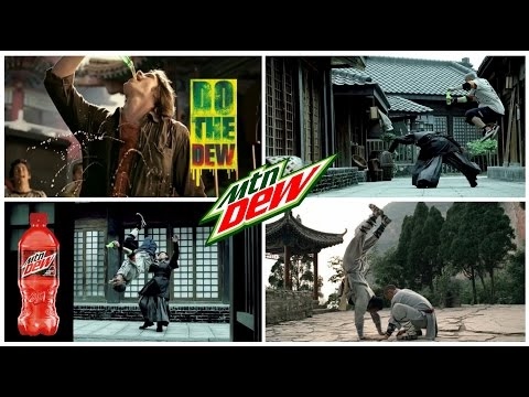 The Best 4 Asian Mountain Dew Kung Fu Funny Commercials Ever [Mr Ansten]