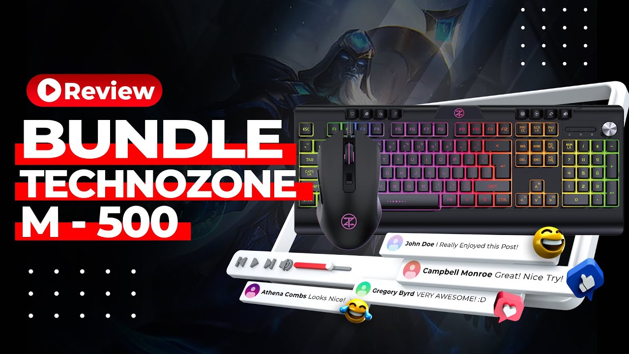 Techno Zone Gaming Bundle M-500 | مراجعة كاملة - YouTube