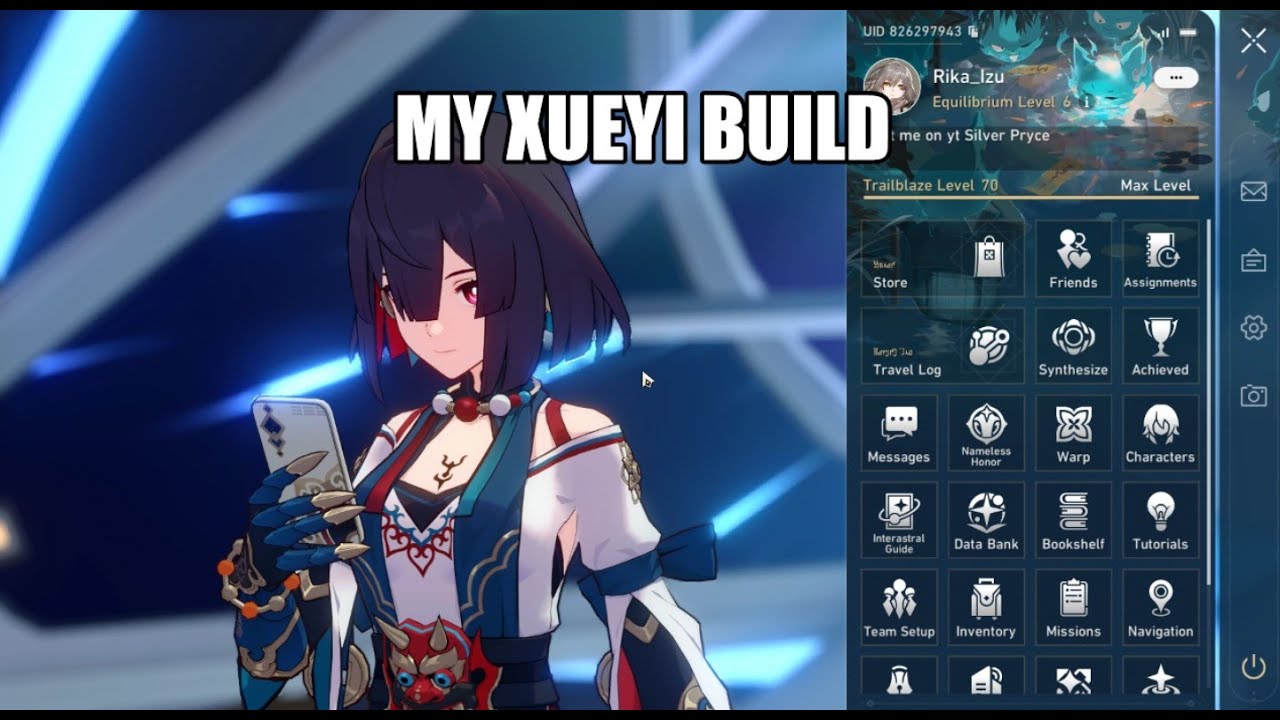 My Xueyi build | Honkai Star Rail - YouTube