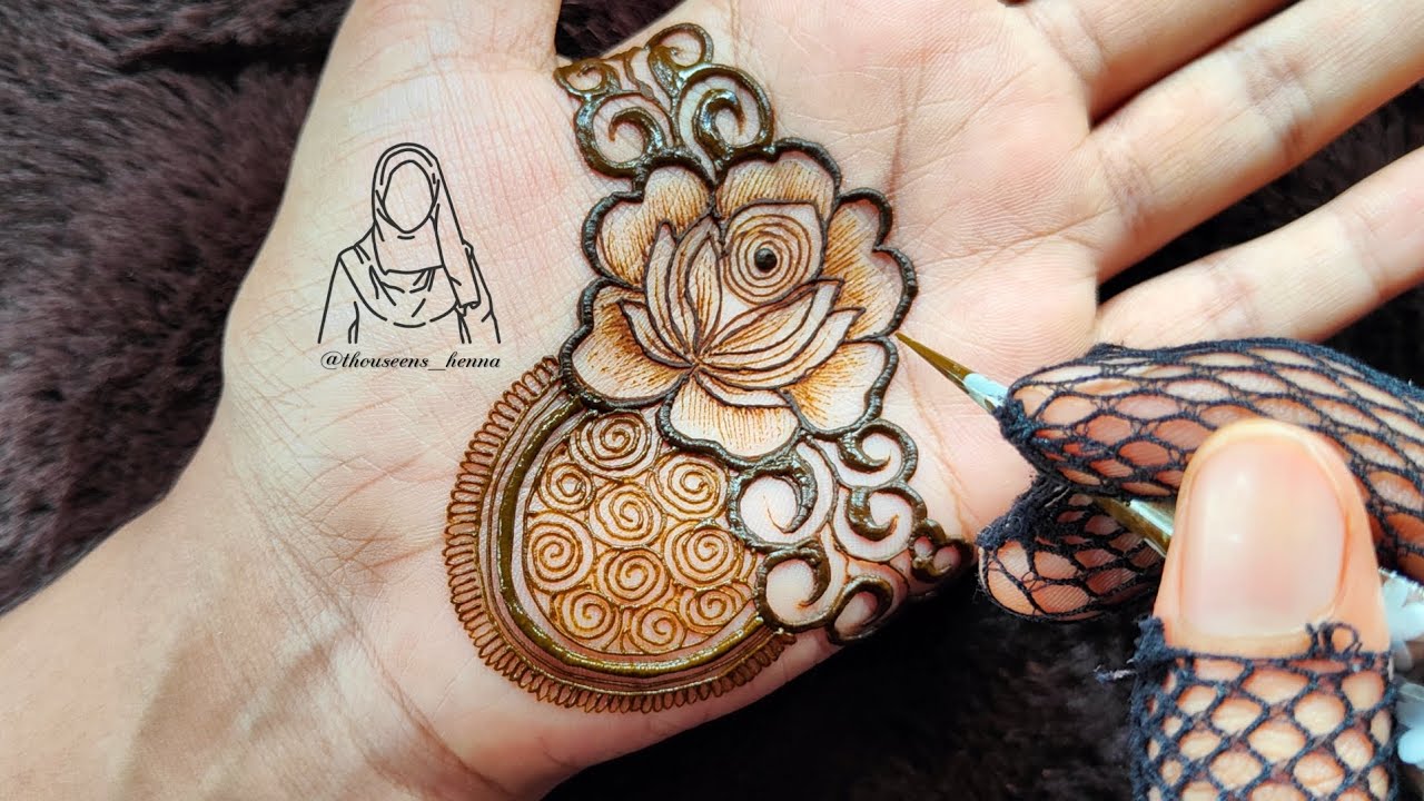 Stylish, Beautiful Henna Design with Negative filling | stylish mehandi ...