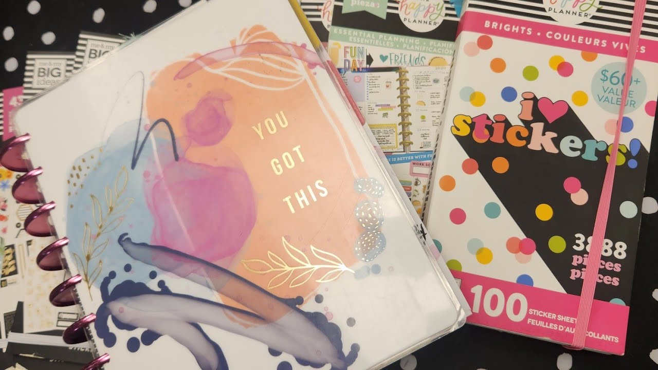dashboard layout 10 sticker book challenge - YouTube
