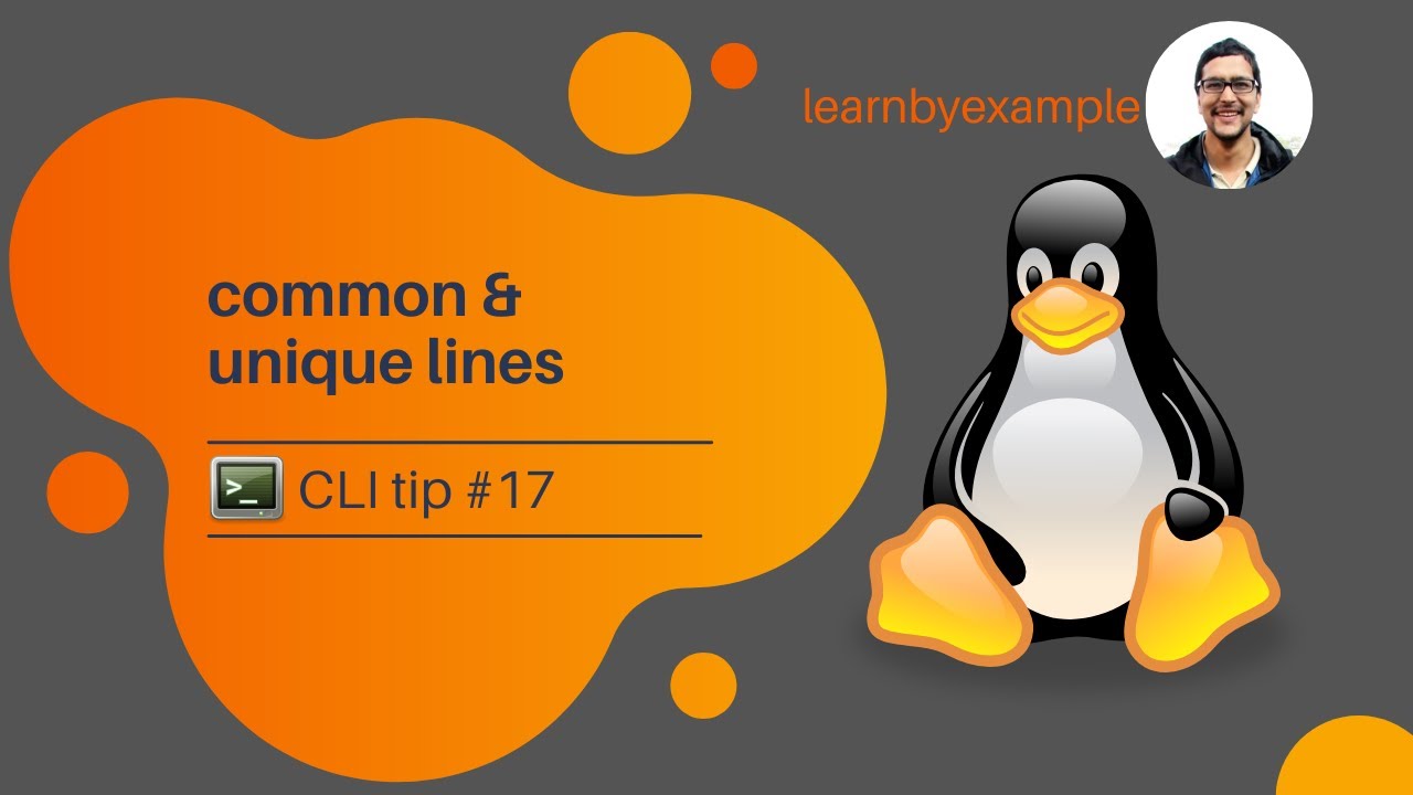 CLI tip 17: common and unique lines - YouTube