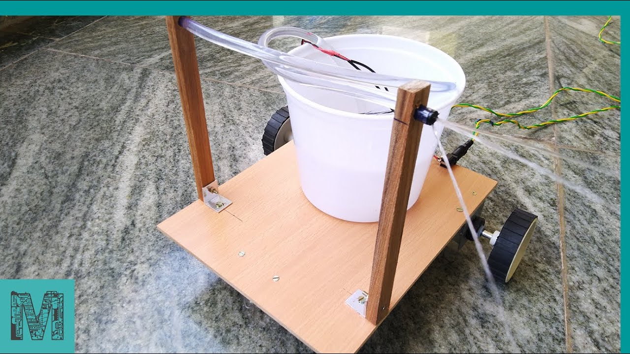 Automatic Fertilizer Spraying Robot | MUFA TECH SOLUTIONS - YouTube