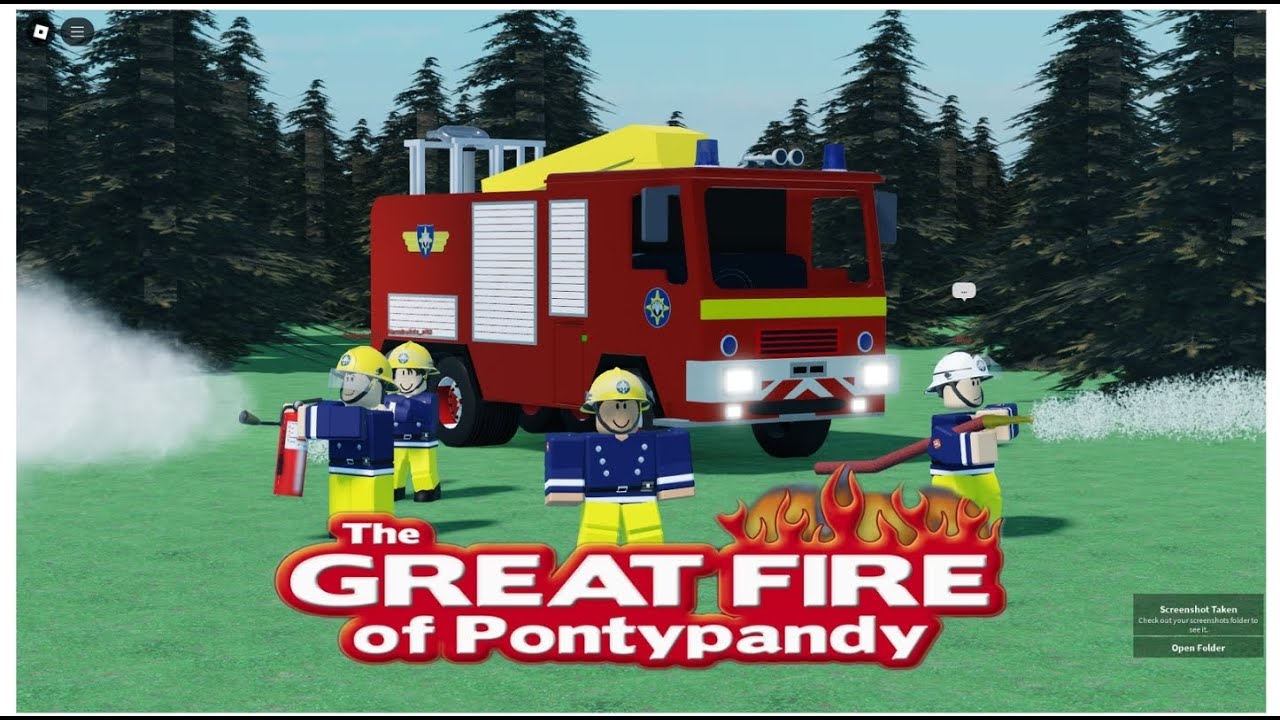 Roblox Fireman Sam The Great Fire Of Pontypandy - YouTube