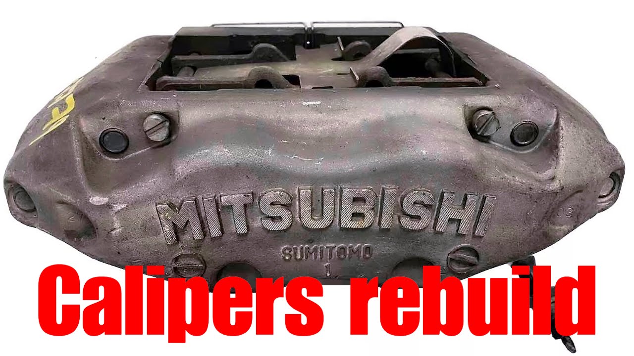 DIY: 3000GT VR4 caliper complete rebuild + brake fluid bleed/flush ...