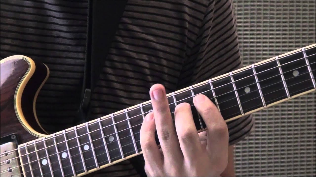 C Ionian Scale (3 notes per string) guitar - YouTube