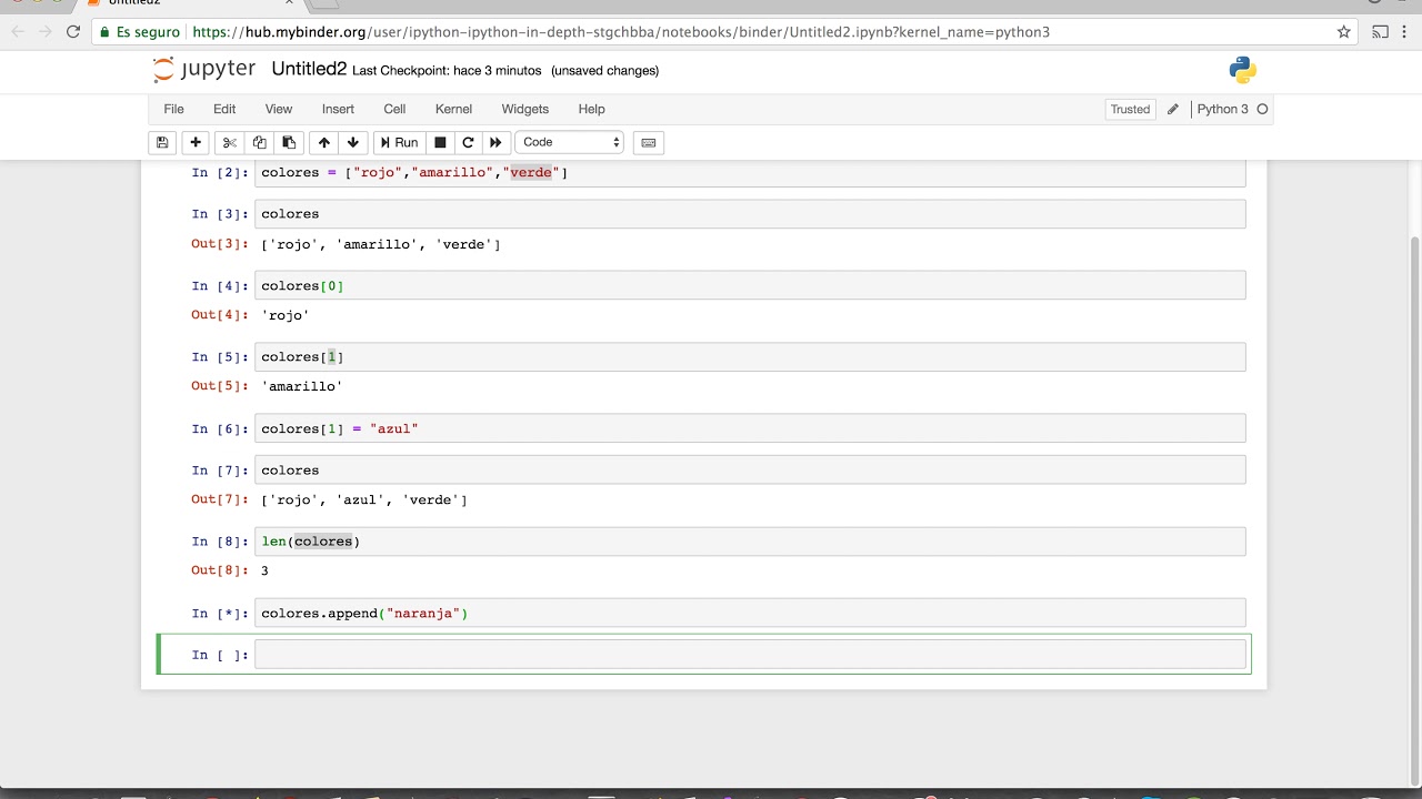 Python 3. Curso completo de Python 3. Listas - YouTube