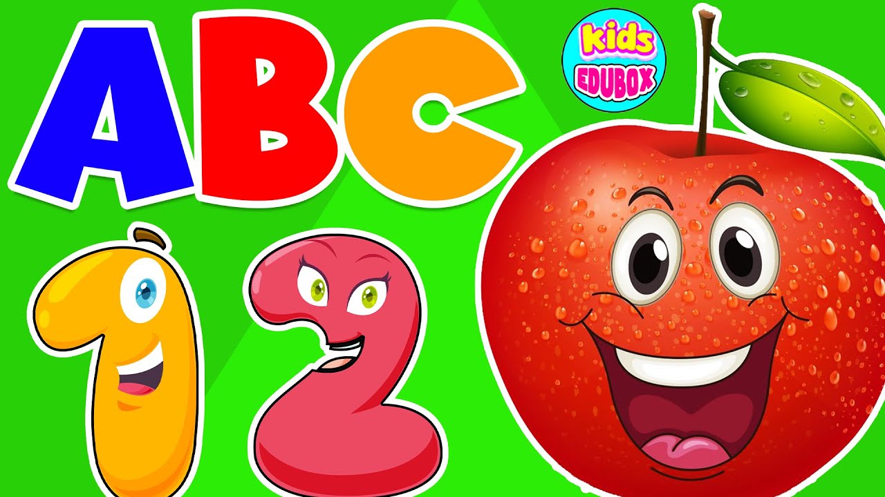 ABC, 123 & Shapes Learning Videos For Preschool | ABC And One Two Three ...