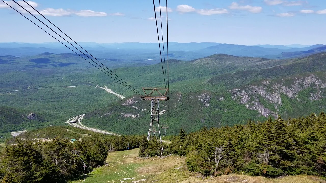 Cannon Mountain Tramway Gondola Ride in New Hampshire - YouTube