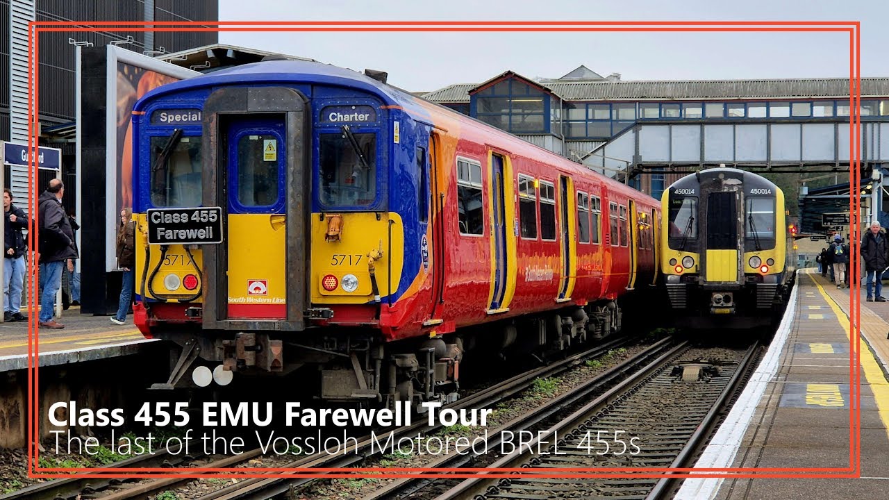 Class 455 South Western Railway Farewell Tour | 21/12/2025 - YouTube