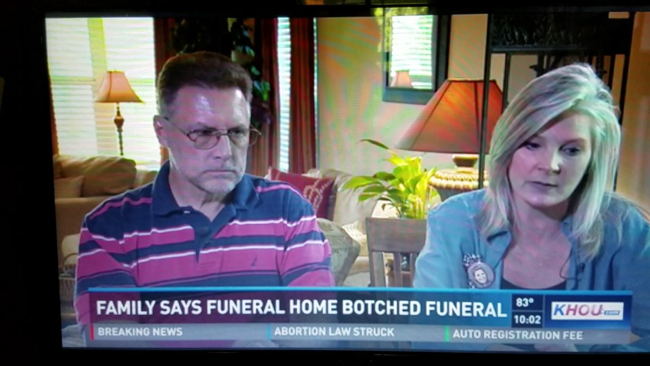 KHOU - Jaimie Witcraft / Parents wronged by Funeral Home - YouTube