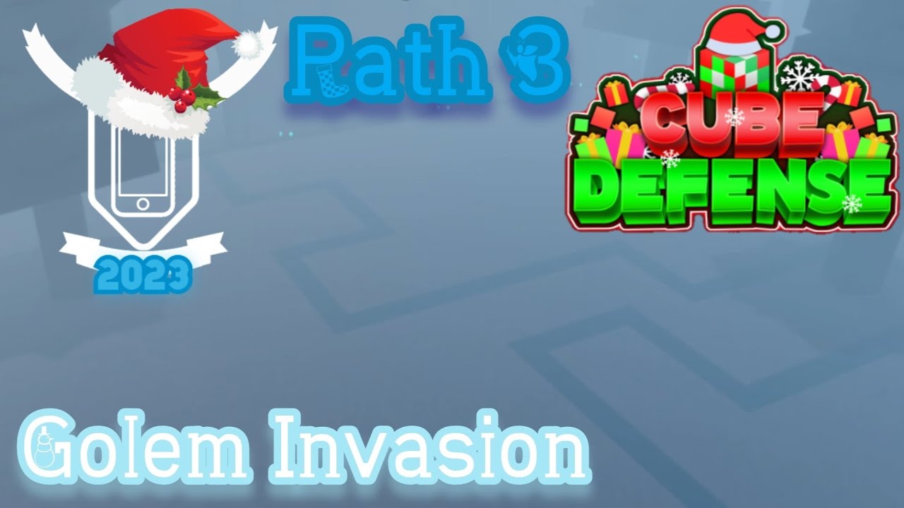 ,,Winter's Shroud" Path 3: Golem Invasion [Cube Defense Christmas Event ...
