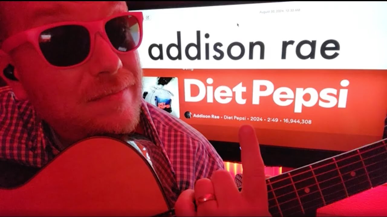 Diet Pepsi - Addison Rae Guitar Tutorial (Beginner Lesson!) - YouTube