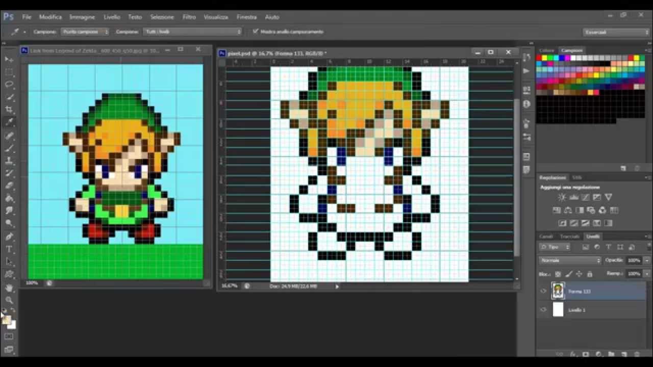 Speed Pixel Art #2 with Photoshop CS6 - Link - YouTube