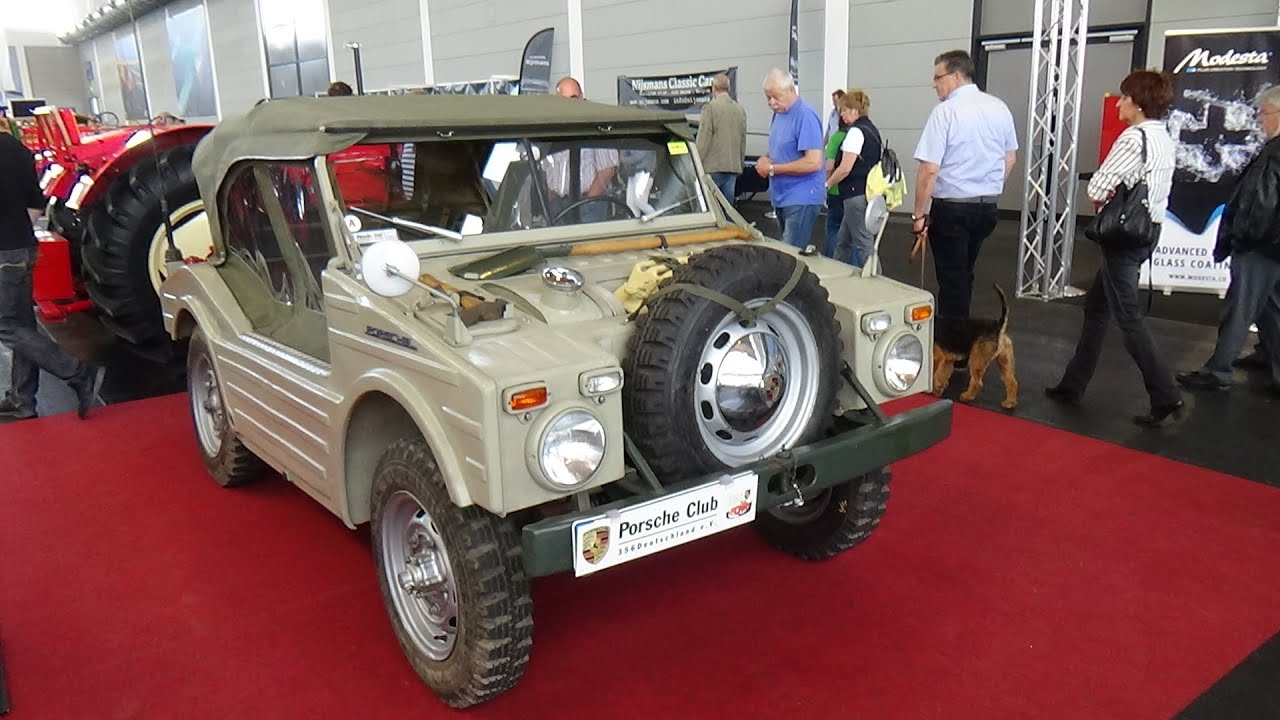 1958 Porsche Jagdwagen Typ 597 - Klassikwelt Bodensee 2016 - YouTube