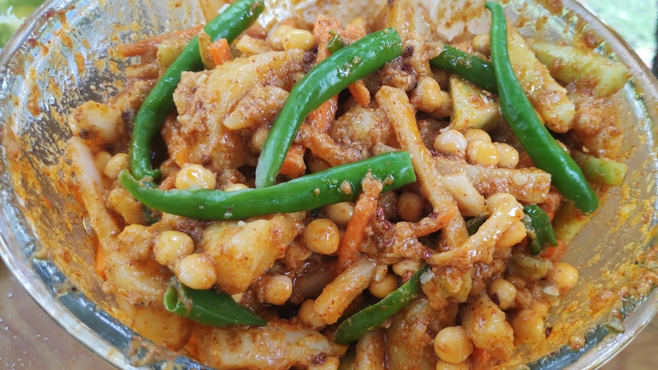 Aloo ka achar | आलूको अचार | Nepali Style Potato Achar - YouTube