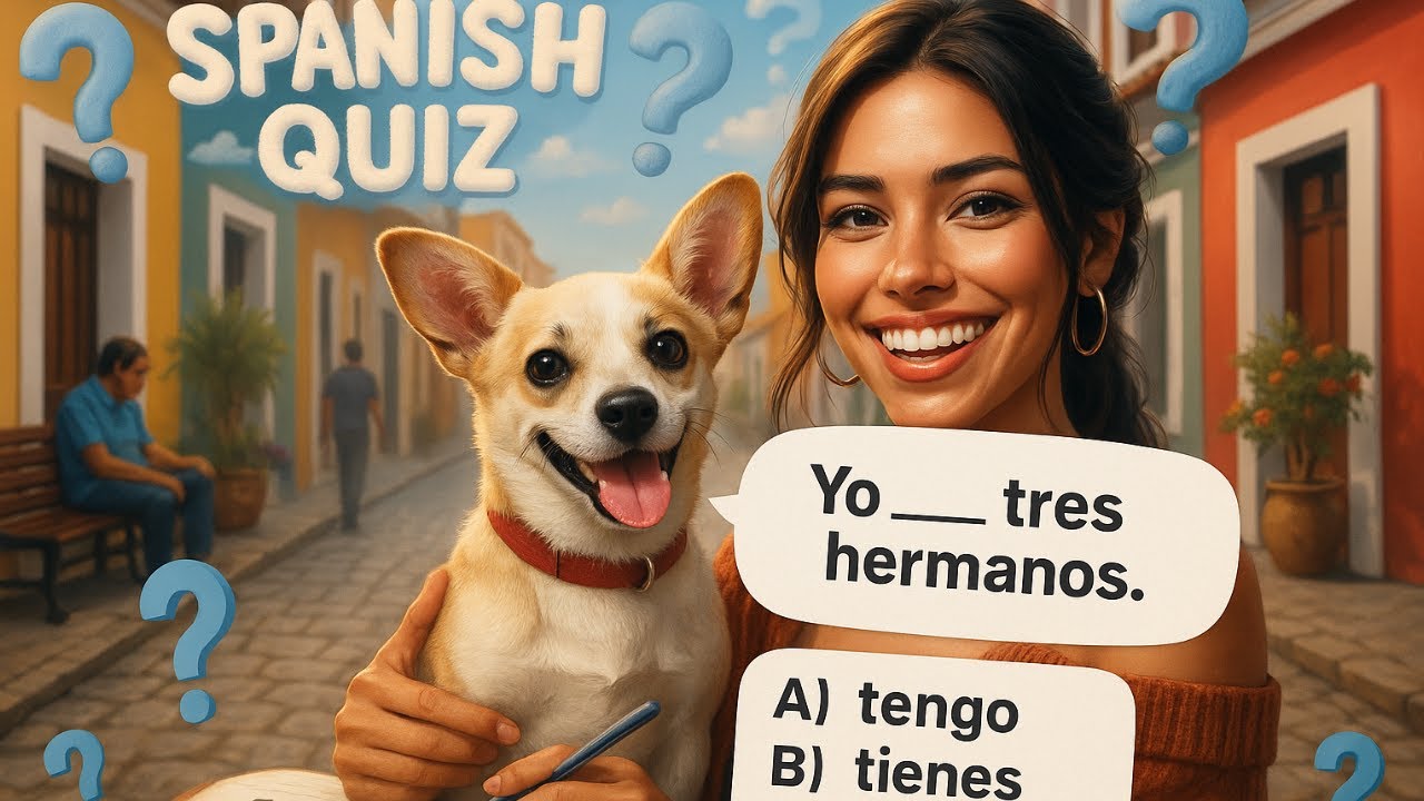 Spanish Quiz - Tener In The Present Tense - YouTube
