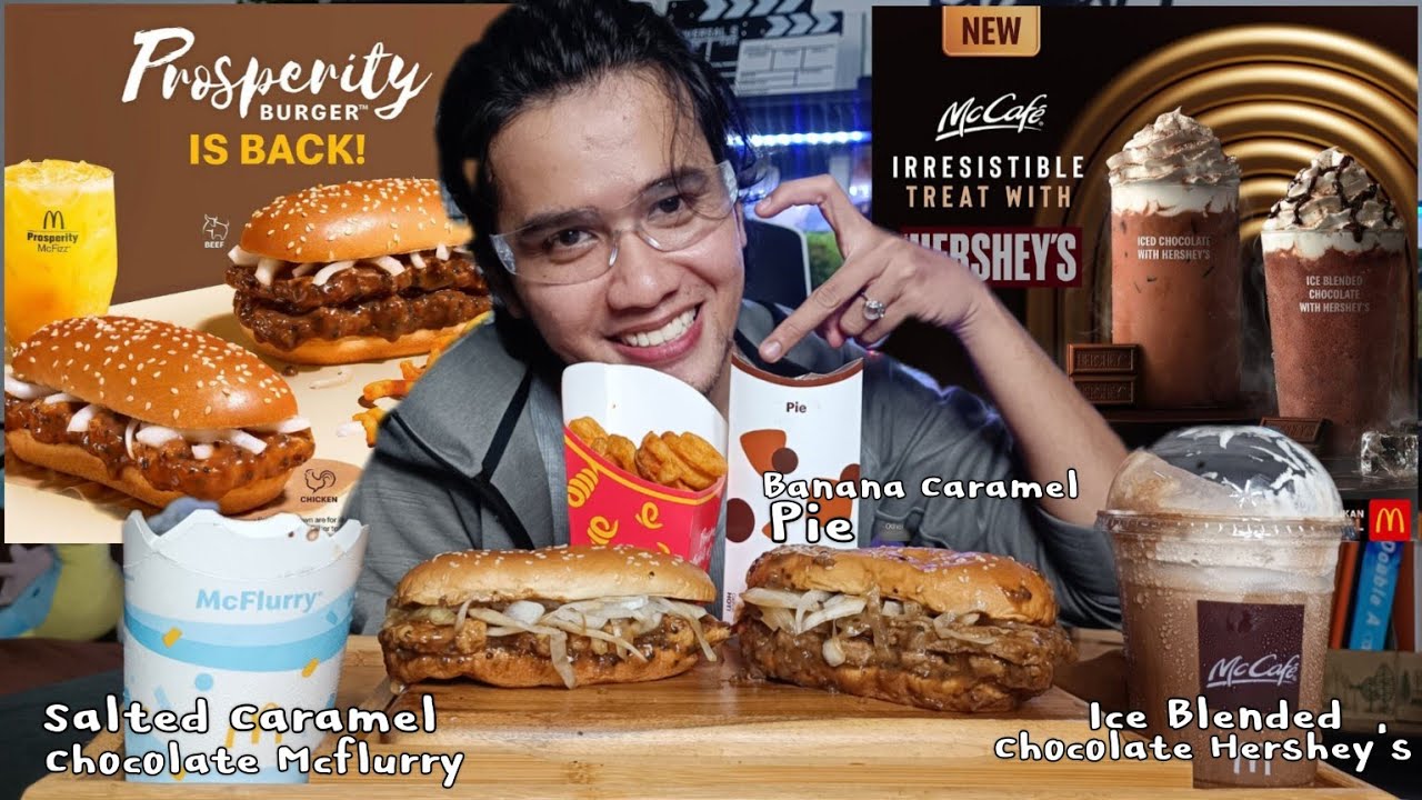 [BARU] McDonald's PROSPERITY BURGER (Edisi December 2023) || 3 MENU ...