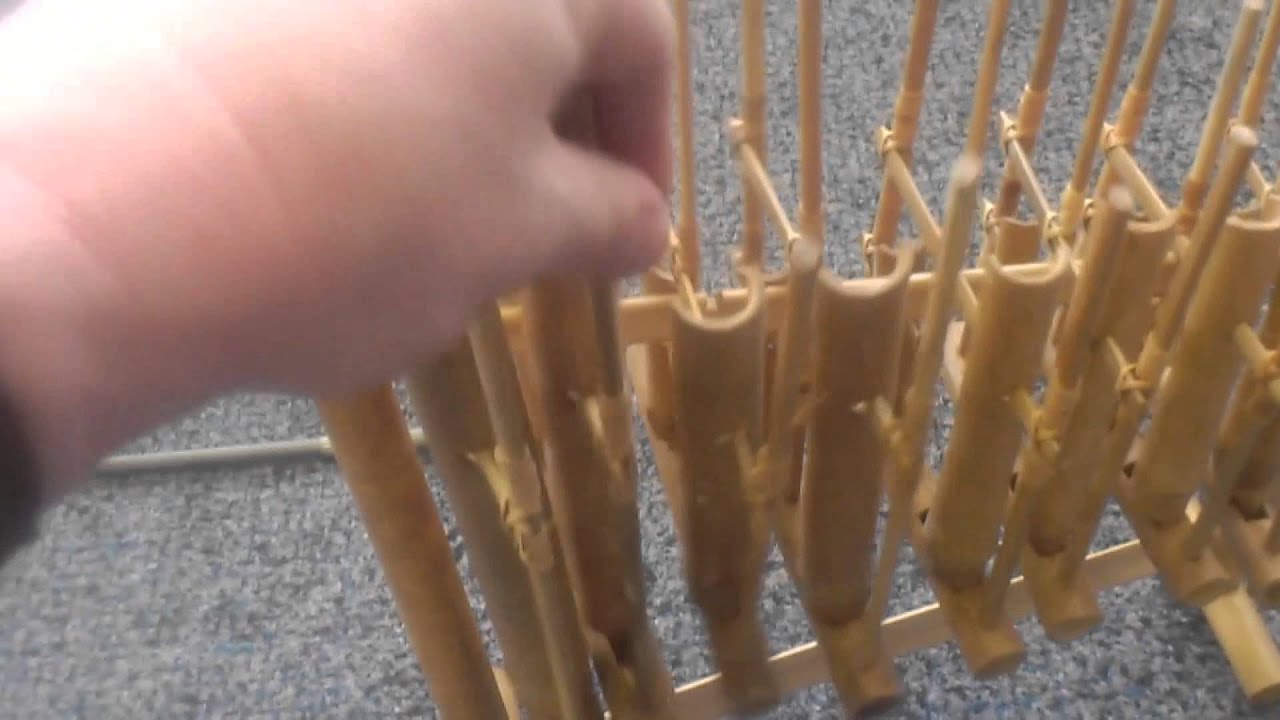 haufcut instruments - bamboo angklung (HD) - YouTube