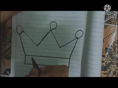 رسمة تاج للاطفال - YouTube