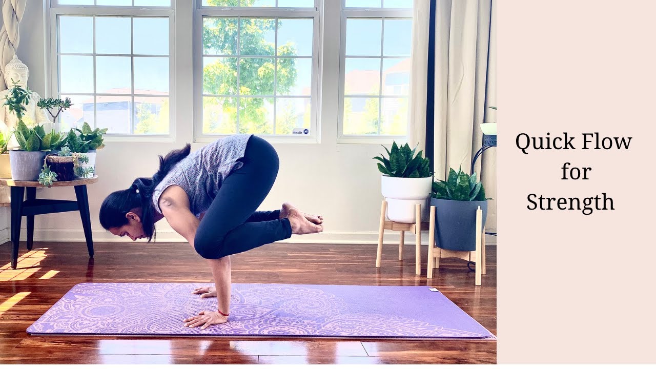 30 min Quick Flow for Strength - YouTube