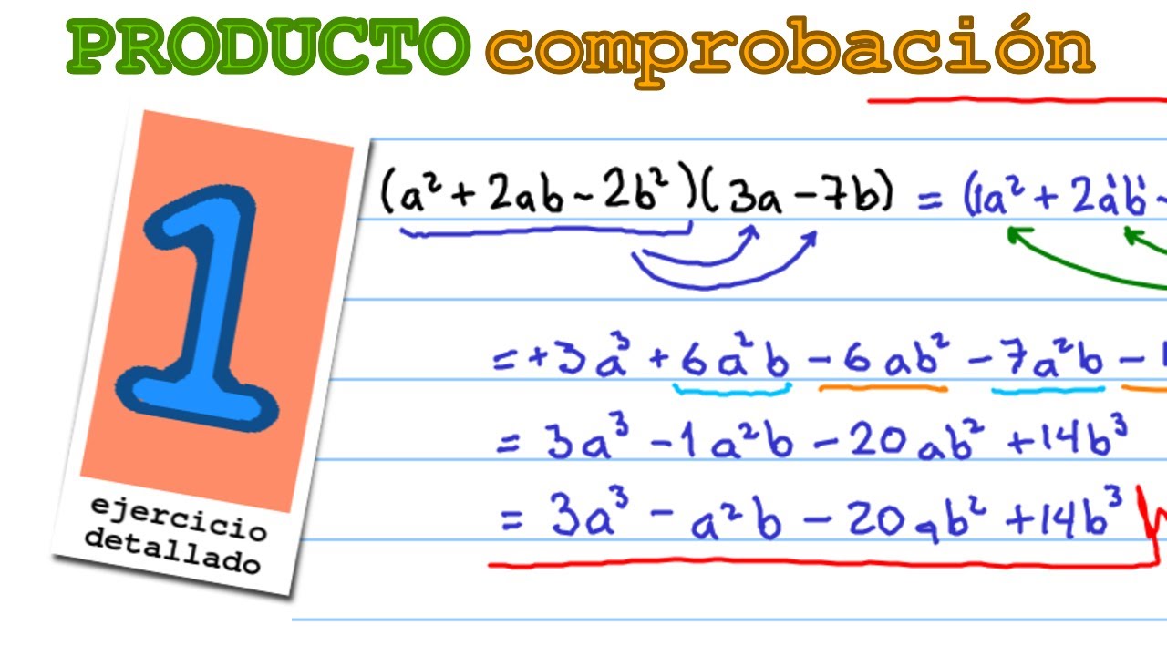 Hallar el producto (a^2-2ab+4b^2)(a+2b). Comprobar el resultado ...