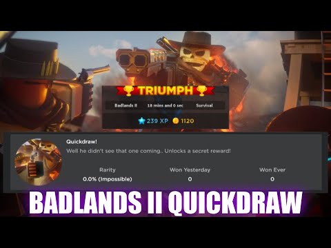 BADLANDS QUICKDRAW BADGE (TDS) - YouTube